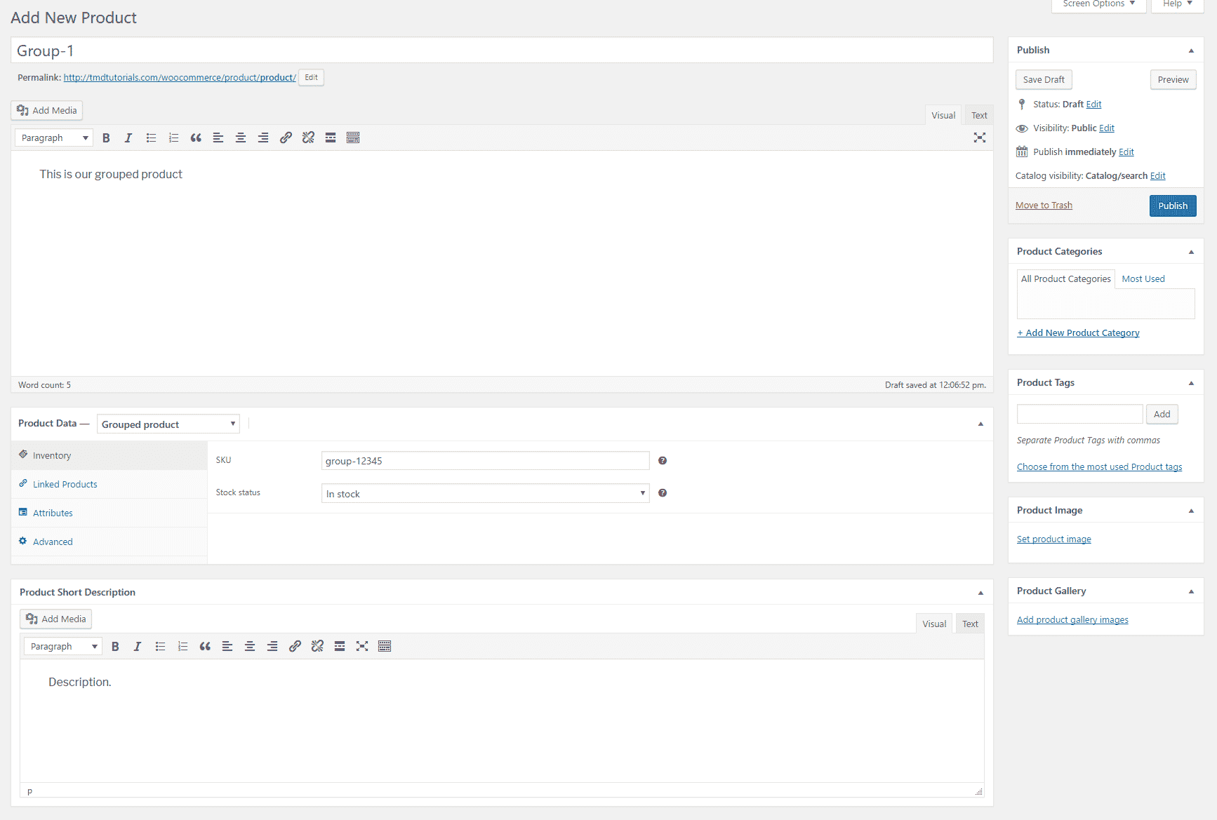 Woocommerce Tutorial How To Add Grouped Products In Woocommerce