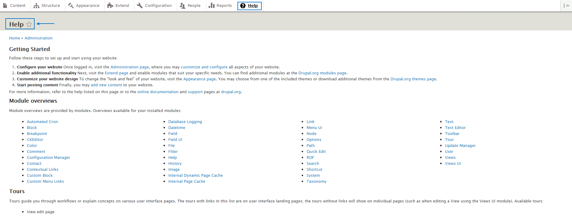 Drupal 8 Tutorial Getting Started With The Drupal 8 Dashboard