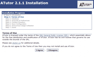 aTutor Manual Installation
