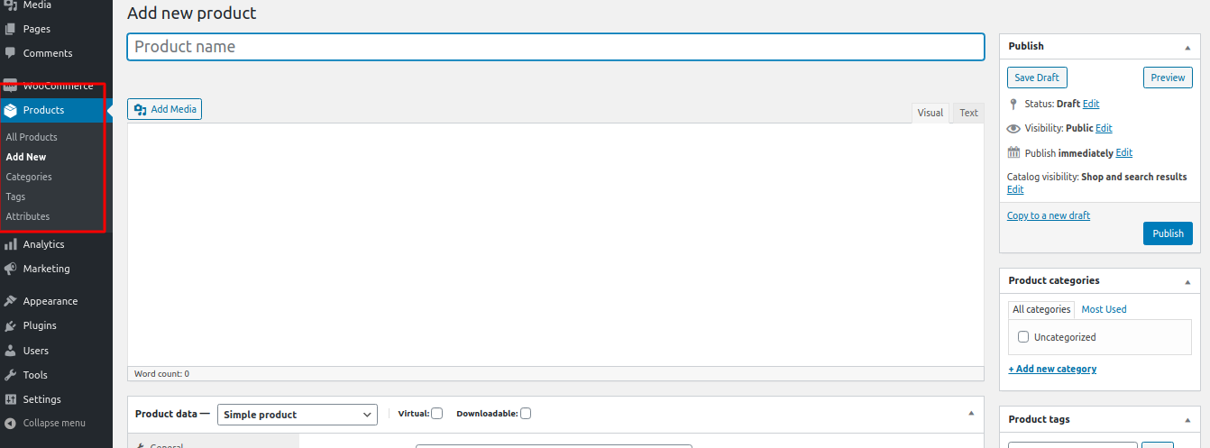WooCommerce Tutorial: How to add simple products to WooCommerce?