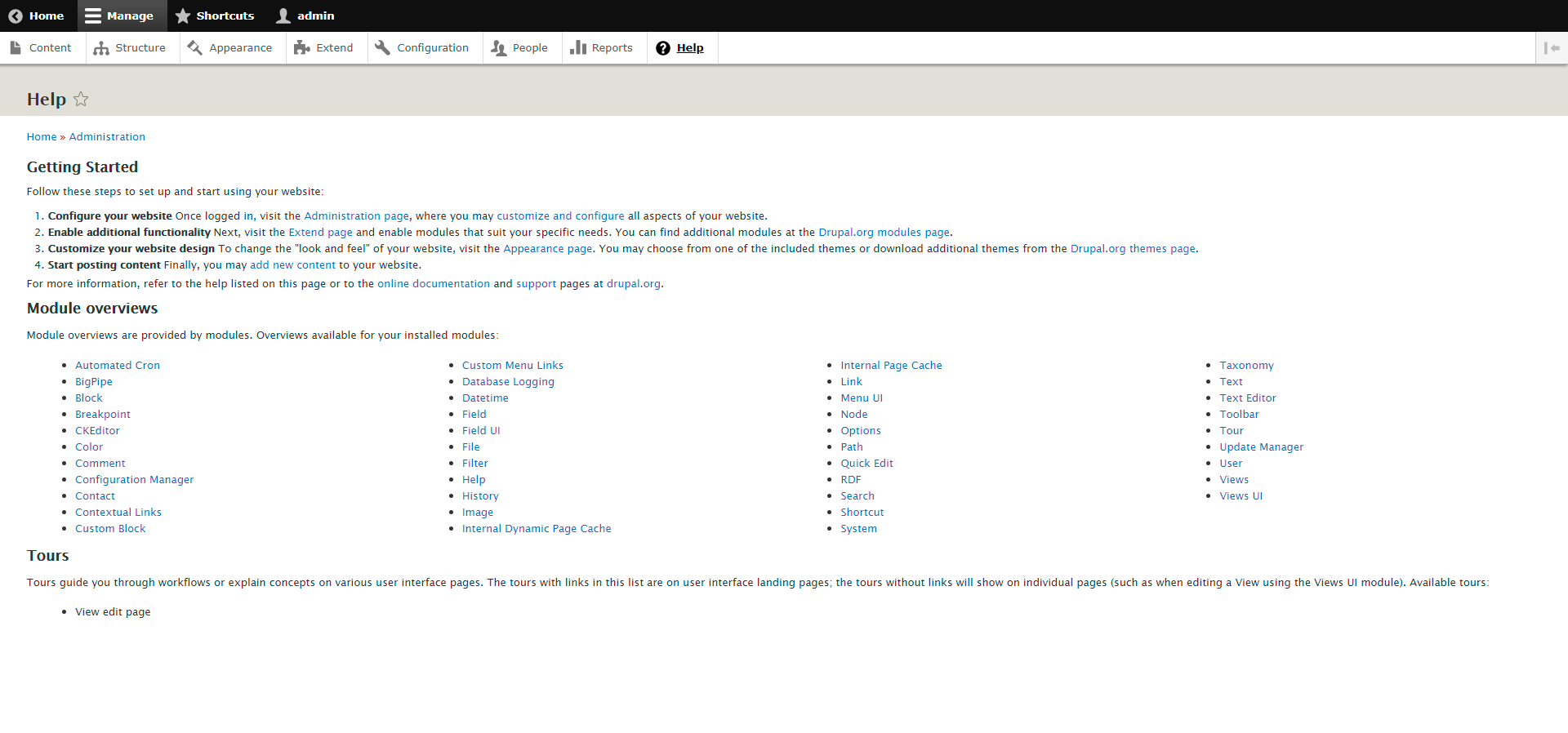 Drupal 8 Tutorial: Getting Started With The Drupal 8 Dashboard