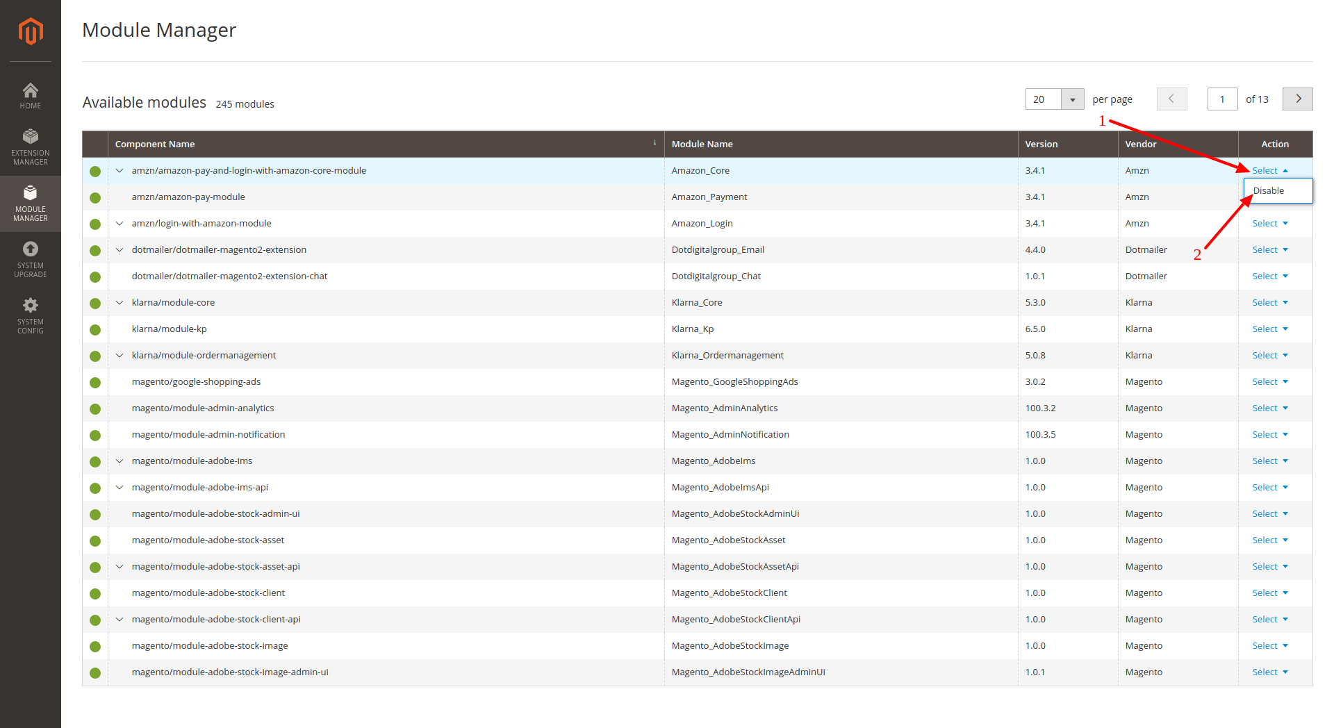 How To Disable Modules In Magento