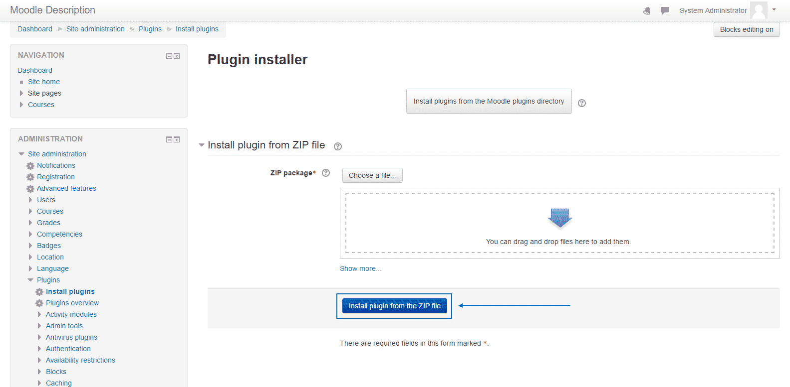 Moodle Tutorial How To Install Plugins In Moodle
