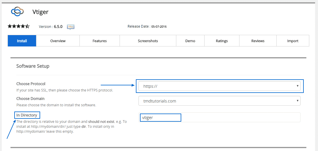 How to install vTiger automatically?