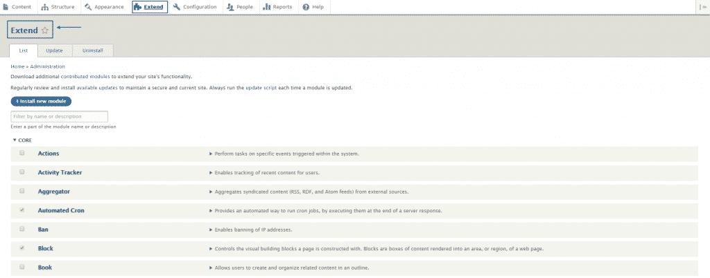Drupal 8 Tutorial Getting Started With The Drupal 8 Dashboard 5686