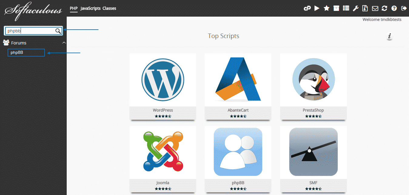 How to install phpBB automatically?
