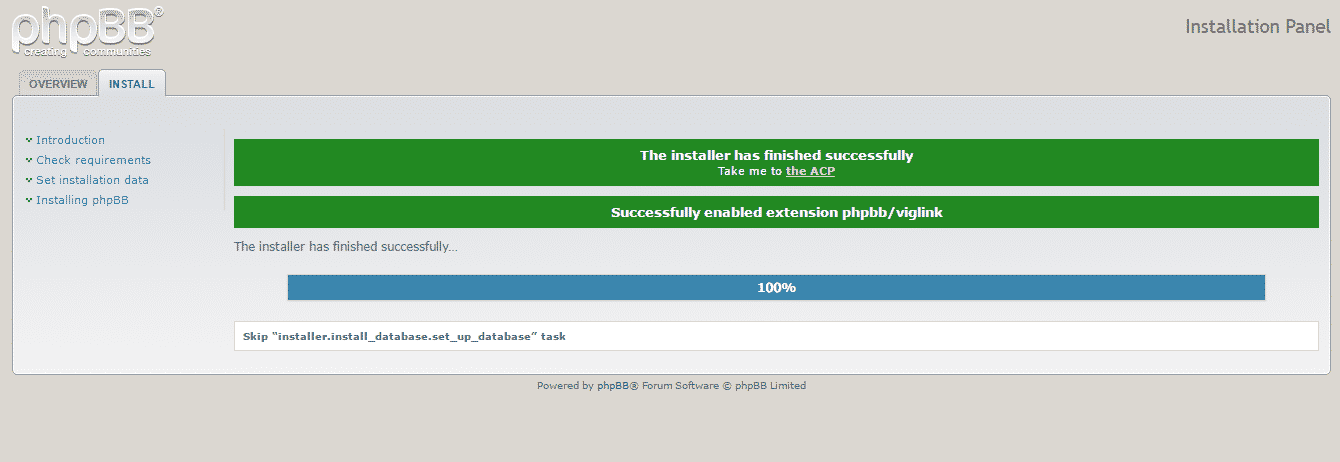 How to install phpBB manually?