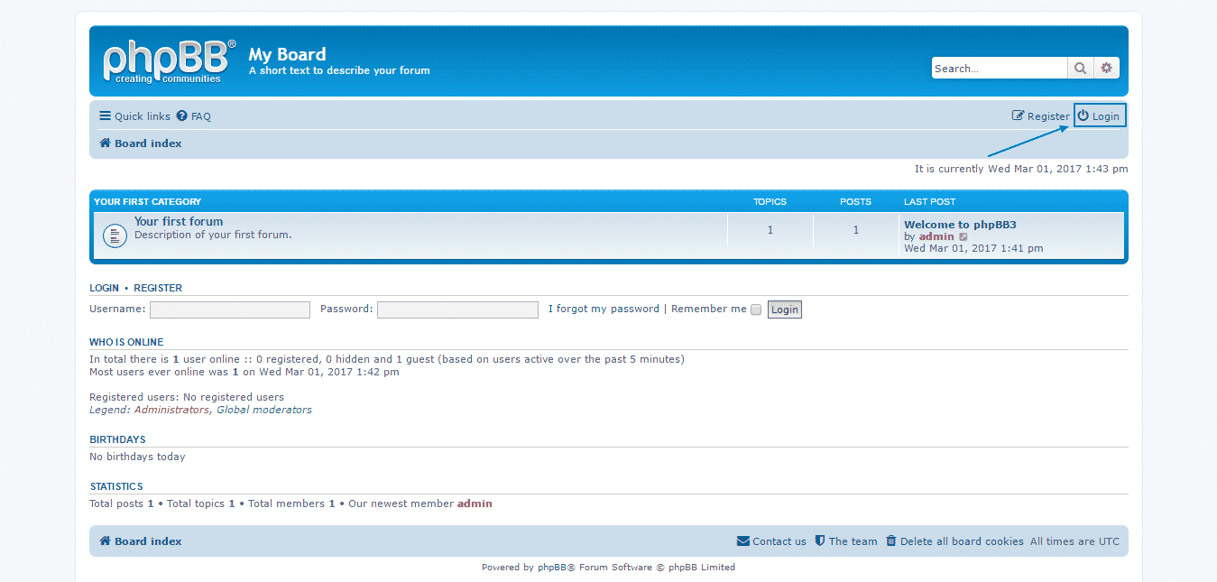 phpBB Administration